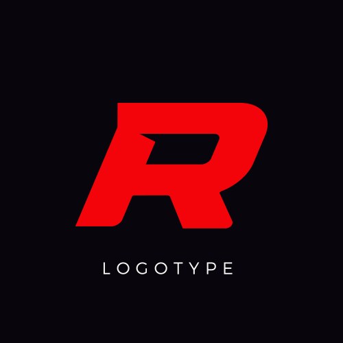 Speed letters set red race font italic bold Vector Image