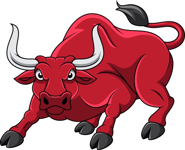 Cartoon Red Bull Vector Images (over 6,000)