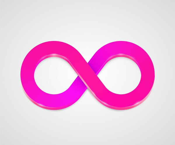 Golden Infinity Loop – Royalty-Free Vector | VectorStock