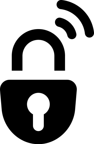 Vpn lock icon Royalty Free Vector Image - VectorStock