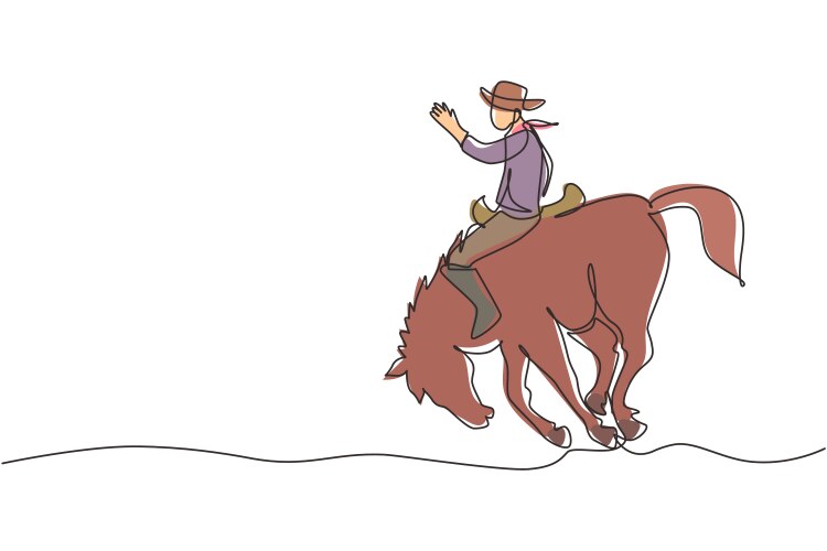 Line Drawing Man Riding Horse Vector Images (over 410)
