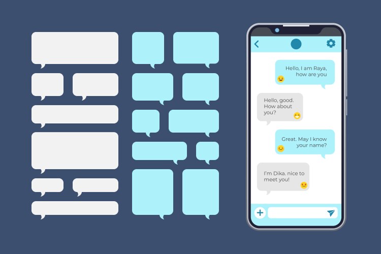 Whatsapp Screen Chat Vector Images (over 200)