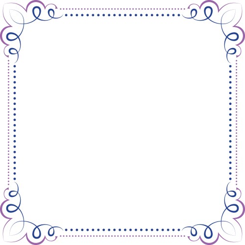 A blue and violet border Royalty Free Vector Image