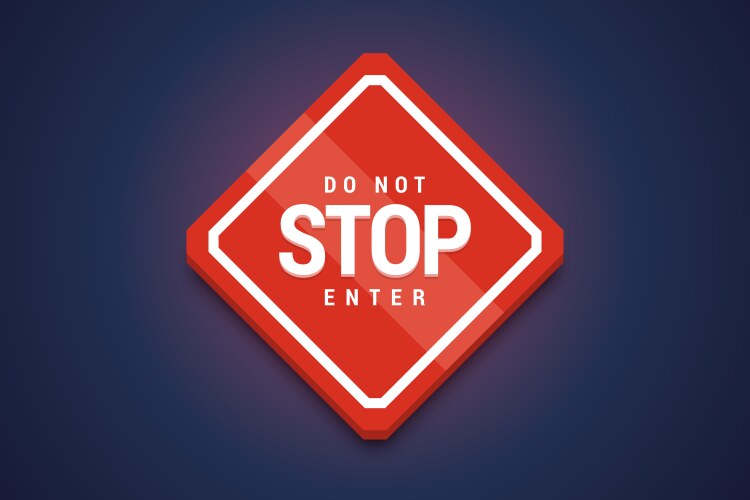Stop do not Enter Vector Images (over 2,700)
