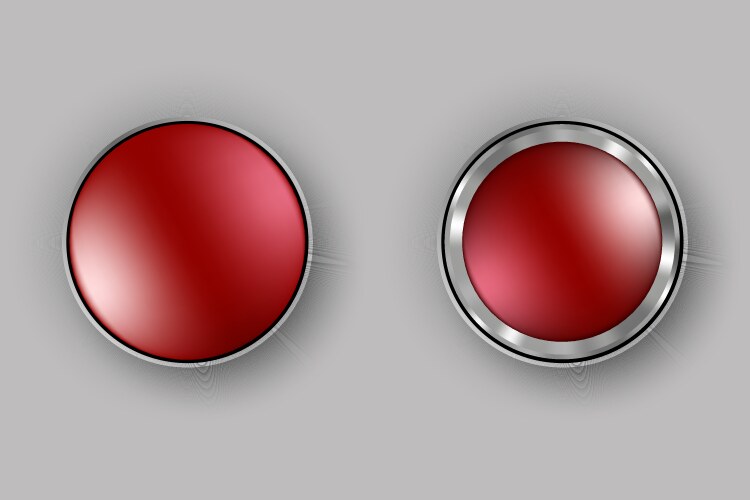 Buttons reality volume control Royalty Free Vector Image