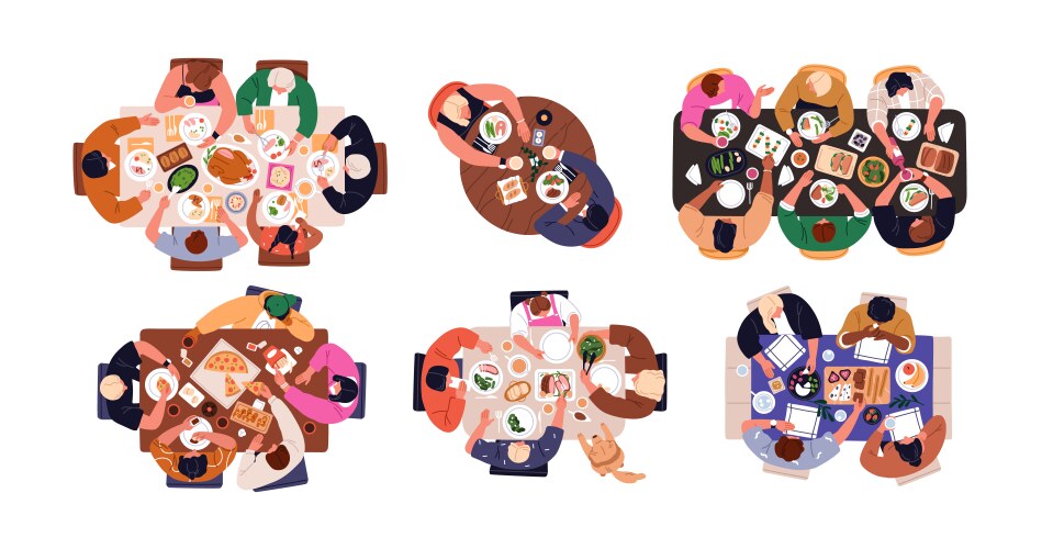 People Top View Vector Images (over 9,500)