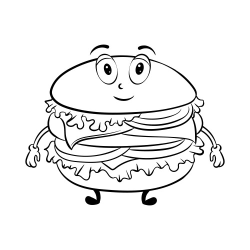 Burger Cartoon Vector Images (over 18,000)