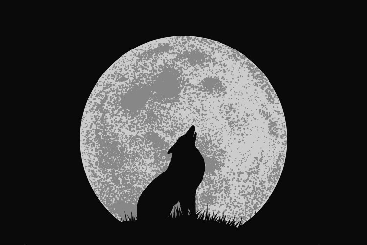 Wolf Moon Vector Images (over 2,100)