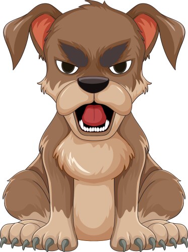 Cartoon Dog Growling Vector Images (over 560)
