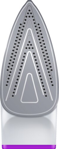 Electric iron in yellow color Royalty Free Vector Image