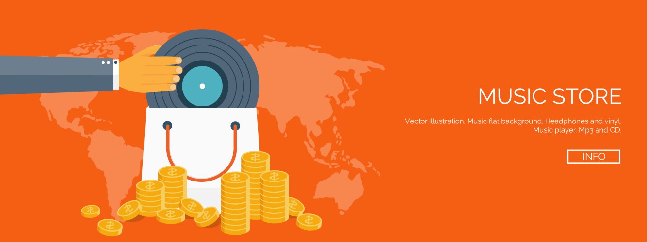 Music background Royalty Free Vector Image - VectorStock