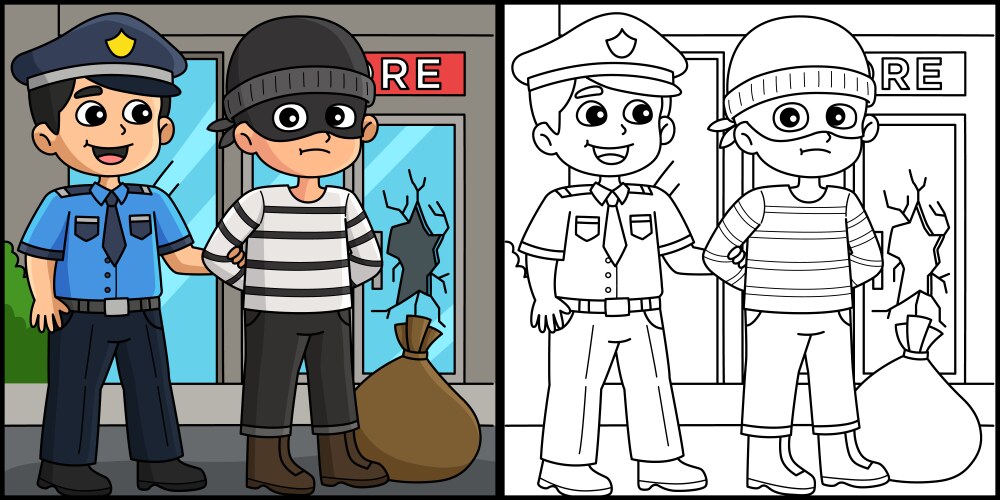 Police Drawing For Kids