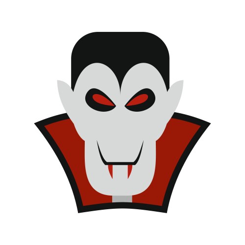 Horror Vampire Icon Royalty Free Vector Image - VectorStock