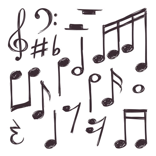 Cartoon Music Note Vector Images (over 18,000)