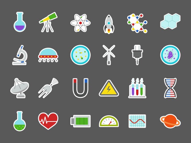 Science icon Royalty Free Vector Image - VectorStock