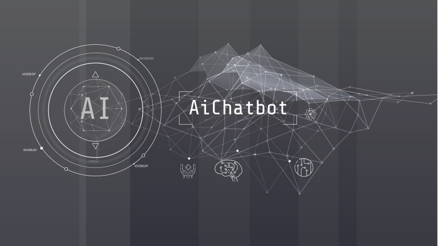 Ai digital brain artificial intelligence concept Vector Image