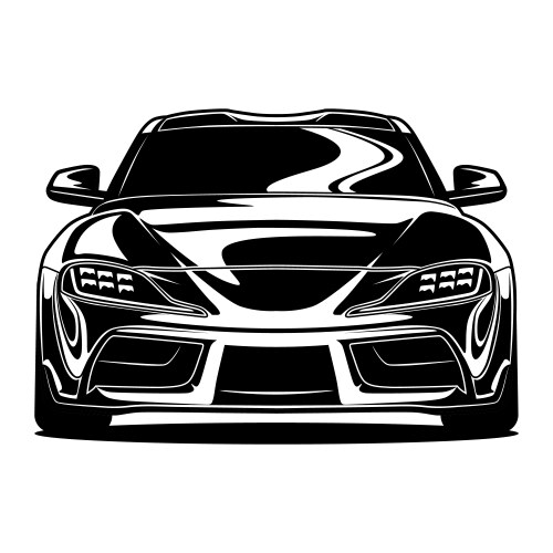 Car Front View Vector Images (over 20,000)