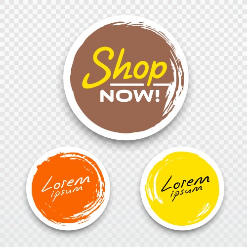 Donuts label stroke Royalty Free Vector Image - VectorStock