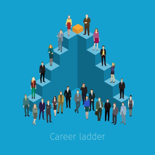 Career ladder Royalty Free Vector Image - VectorStock