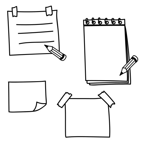 Hand drawn frames handdrawn square frame Vector Image