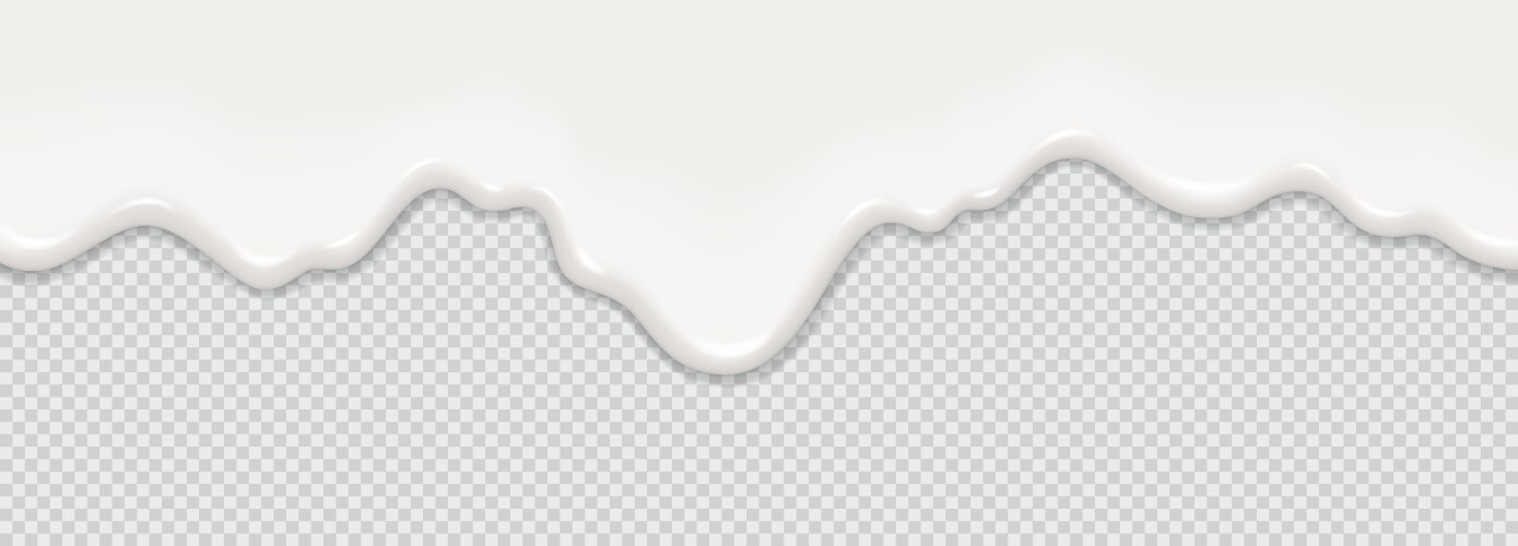 Melted cream or milk Royalty Free Vector Image