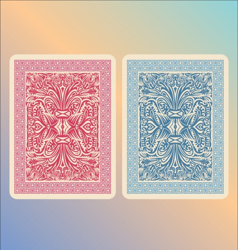 Back of Playing Card Pattern Vector Images (over 820)