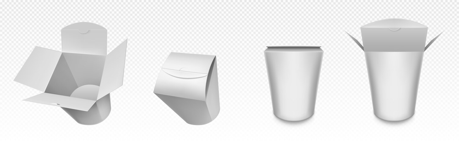 Wok Box Mockup Vector Images (over 110)