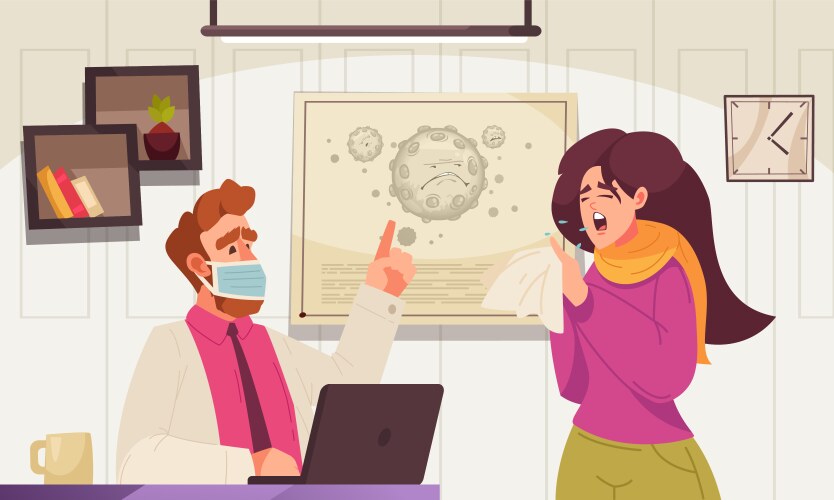 Nose anatomy realistic Royalty Free Vector Image