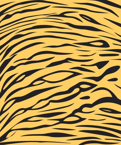 Cartoon tiger sitting on tree log Royalty Free Vector Image