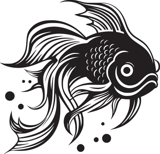 Simple Goldfish Outline