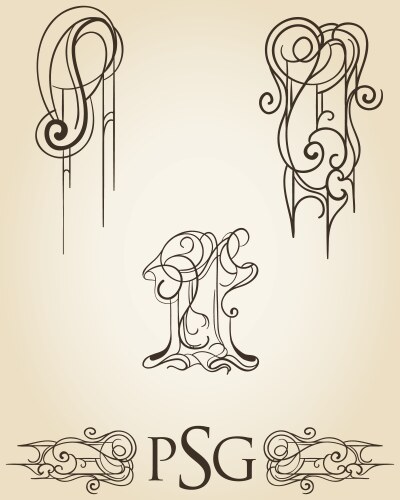 Filigree Scroll Vector Images (over 20,000)