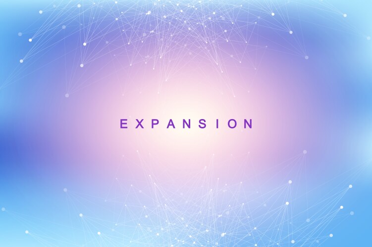 Expansion life colorful explosion background Vector Image