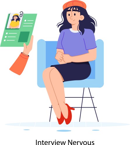 Group interview Royalty Free Vector Image - VectorStock