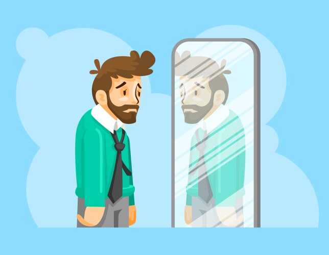 Self esteem cartoon Vector Images & Graphics for Commercial Use ...