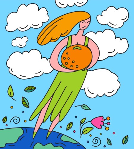 Hopecore aesthetic philosophy based on hope Vector Image