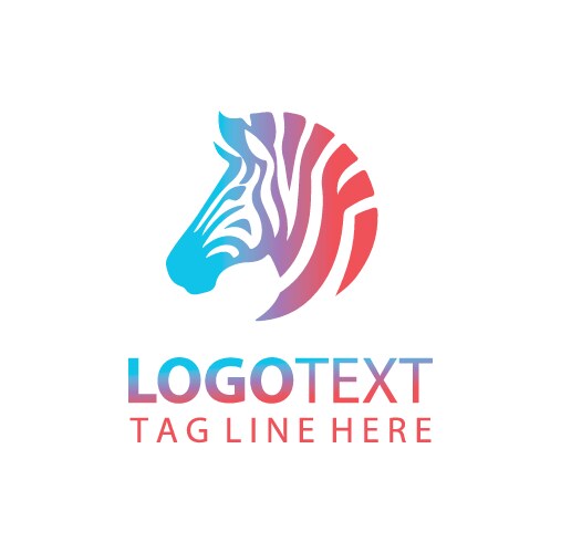 Zebra logo Royalty Free Vector Image - VectorStock