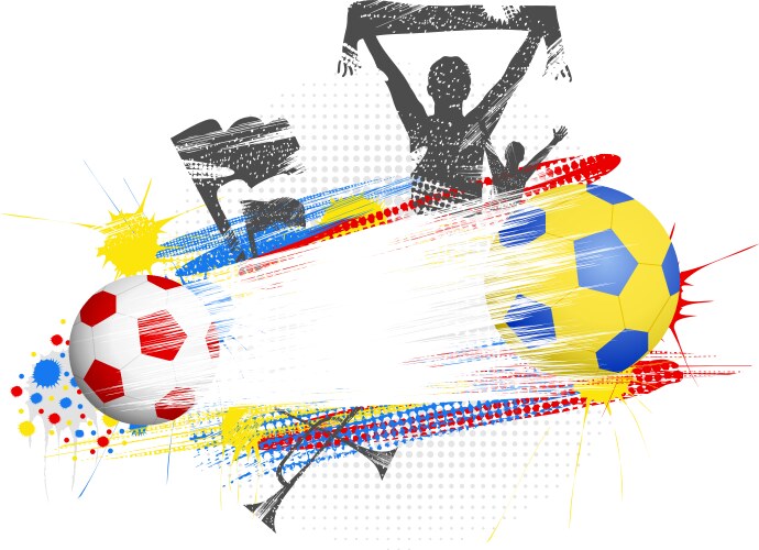 Football fan Royalty Free Vector Image - VectorStock