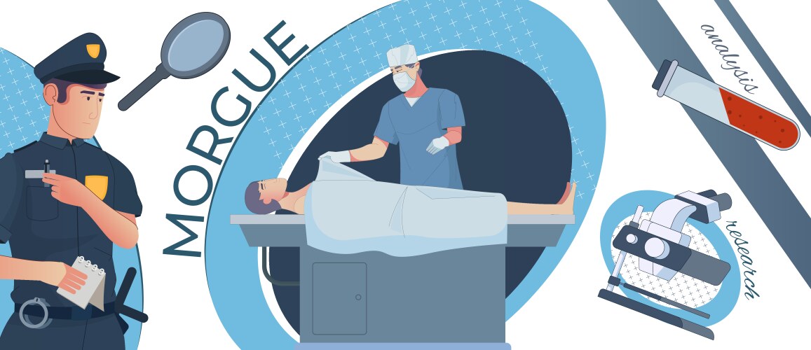 Forensic Pathology Infographic Set – Royalty-Free Vector | VectorStock
