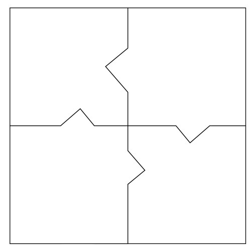 Jigsaw Puzzle Outlines Vector Images (over 7,700)