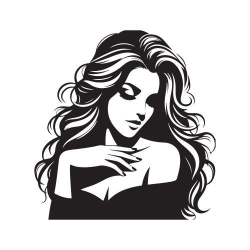 Beautiful girl Royalty Free Vector Image - VectorStock