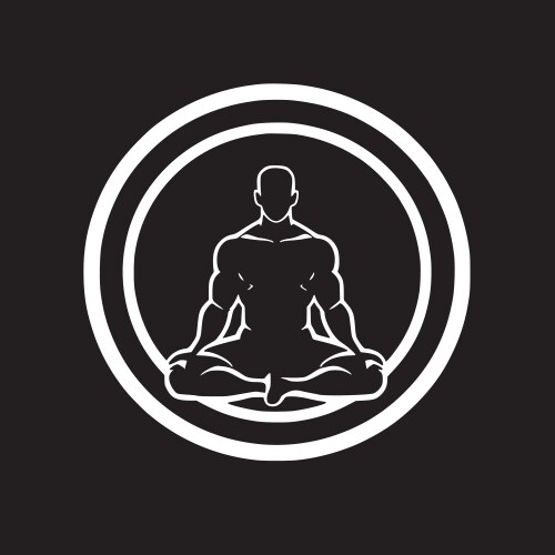 Gym - black and white isolated icon Royalty Free Vector