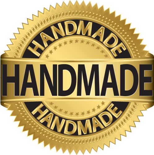 Welcome gold badge icon Royalty Free Vector Image