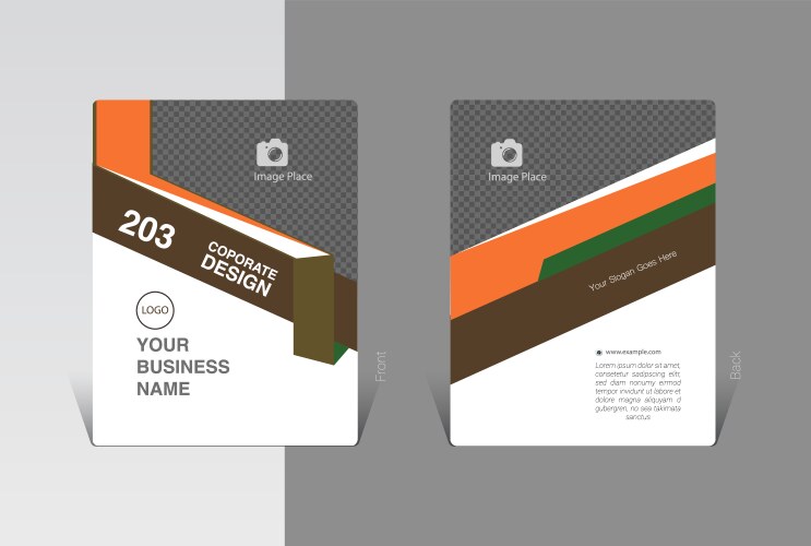 Brochure design concept Royalty Free Vector Image