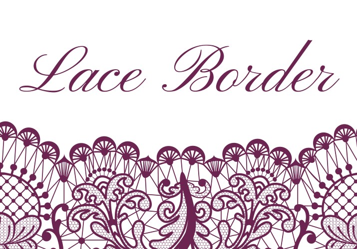 Lace card Royalty Free Vector Image - VectorStock