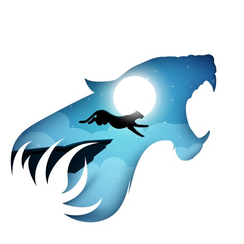 Leopard Jump Vector Images (over 1,000)