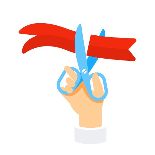 Ribbon Cutting Vector Images (over 22,000)