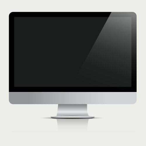 Computer screen Royalty Free Vector Image - VectorStock