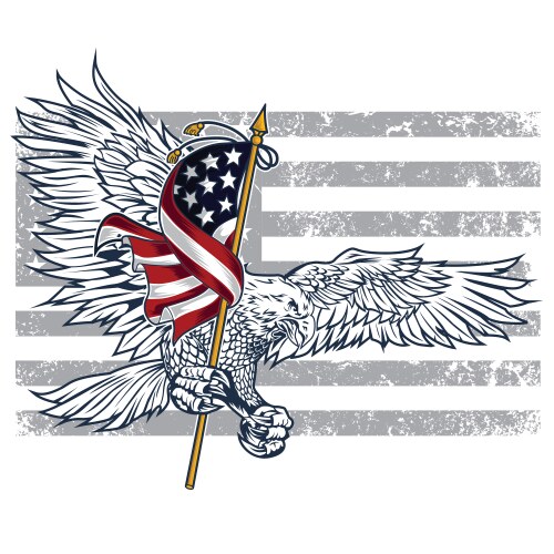 American Eagle Logo - Patriotic Symbol Royalty Free Vector