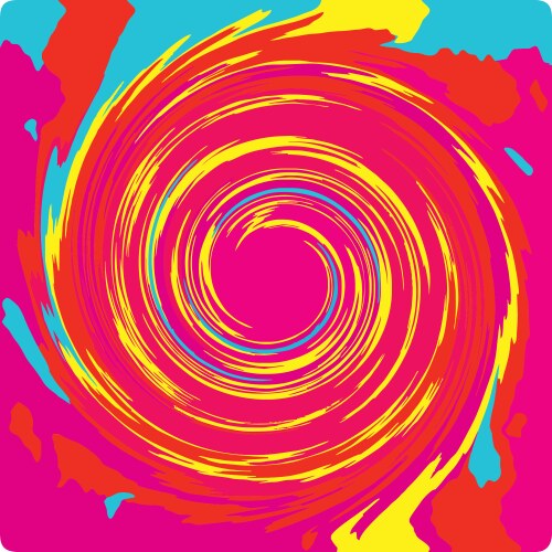 Rainbow swirl background Royalty Free Vector Image