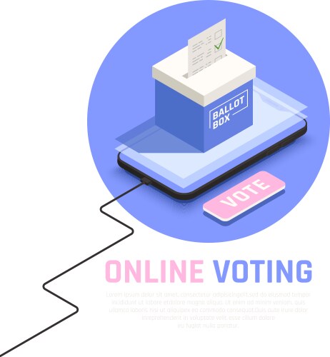 Elections infographic 10 option ui design voting Vector Image